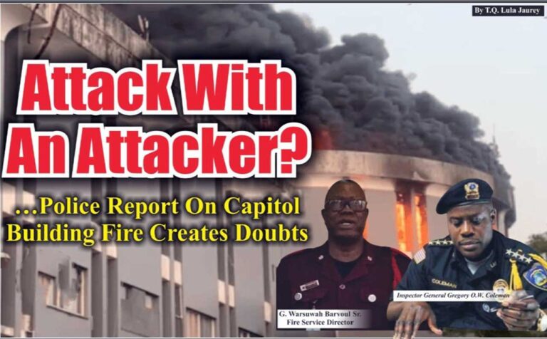 Attack With An Attacker?…Police Report On Capitol Building Fire Creates ...