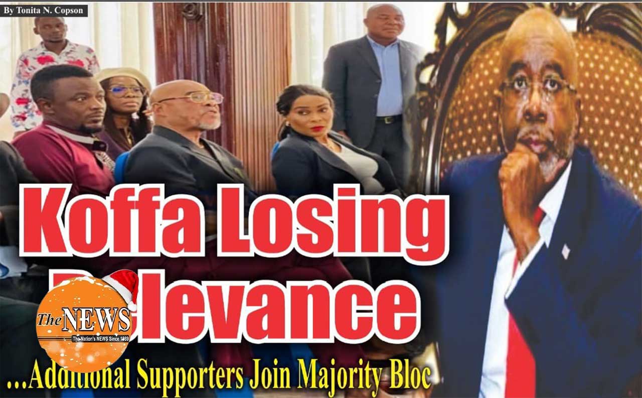 Koffa Losing Relevance …Additional Supporters Join Majority Bloc – The ...